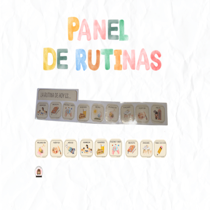 Panel rutinas visual – El jardín de los recursos
